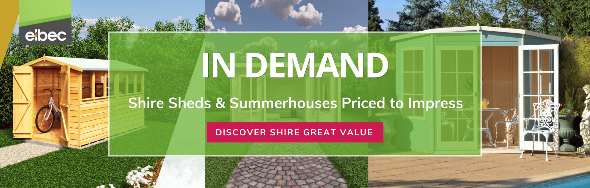 Shop Garden Sheds, Summerhouses, Greenhouses and More - elbec garden ...