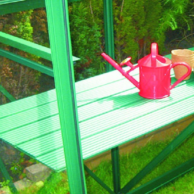 Elite 5 Slat Aluminium Diamond Staging - elbec garden buildings