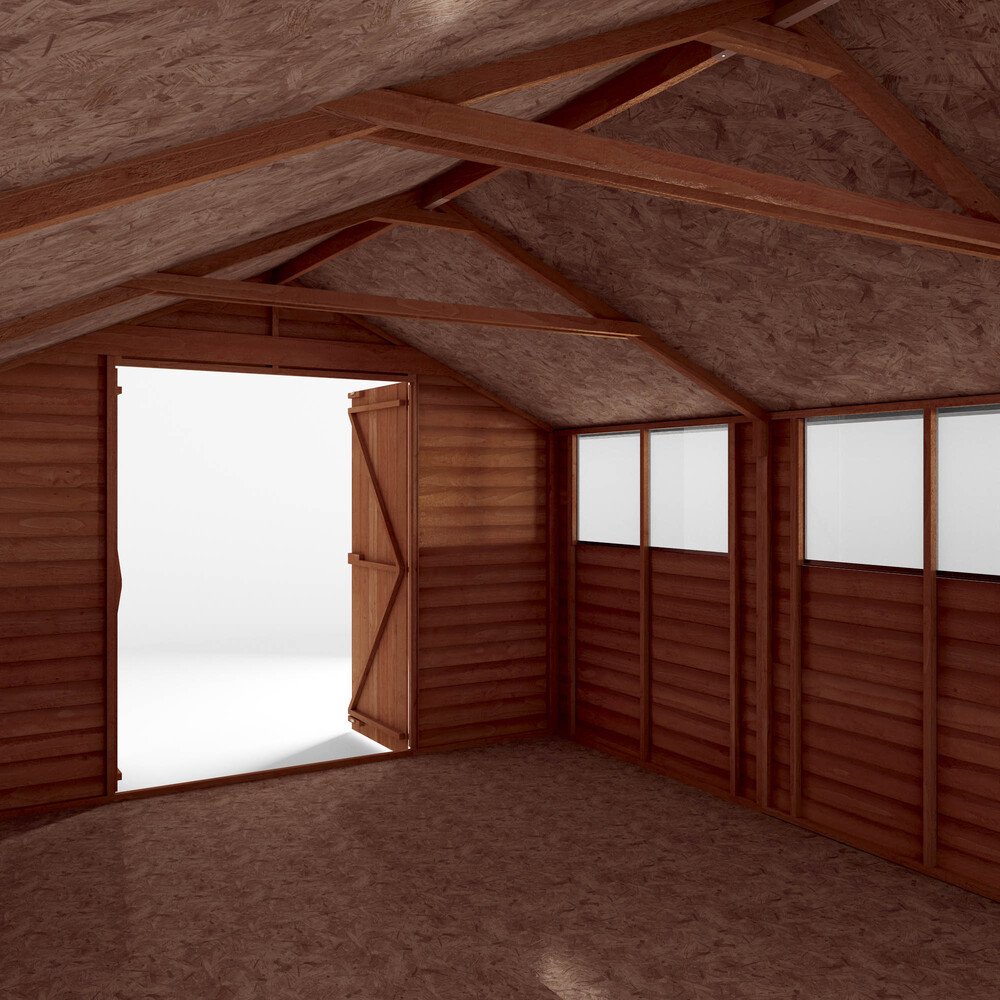 15 x 10 Mercia Modular Overlap Shed - elbec garden buildings