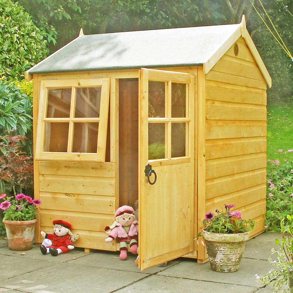 Shire Bunny Playhouse 4 x 4 (1.19m x 1.19m) - elbec garden buildings