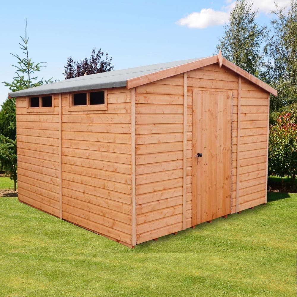 Shire Security Professional Shed 10 x 10 (2.99m x 2.99m) - elbec garden ...