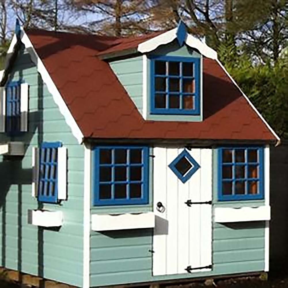 Shire Cottage Playhouse - 2 Storey Wooden Playhouse - elbec garden ...