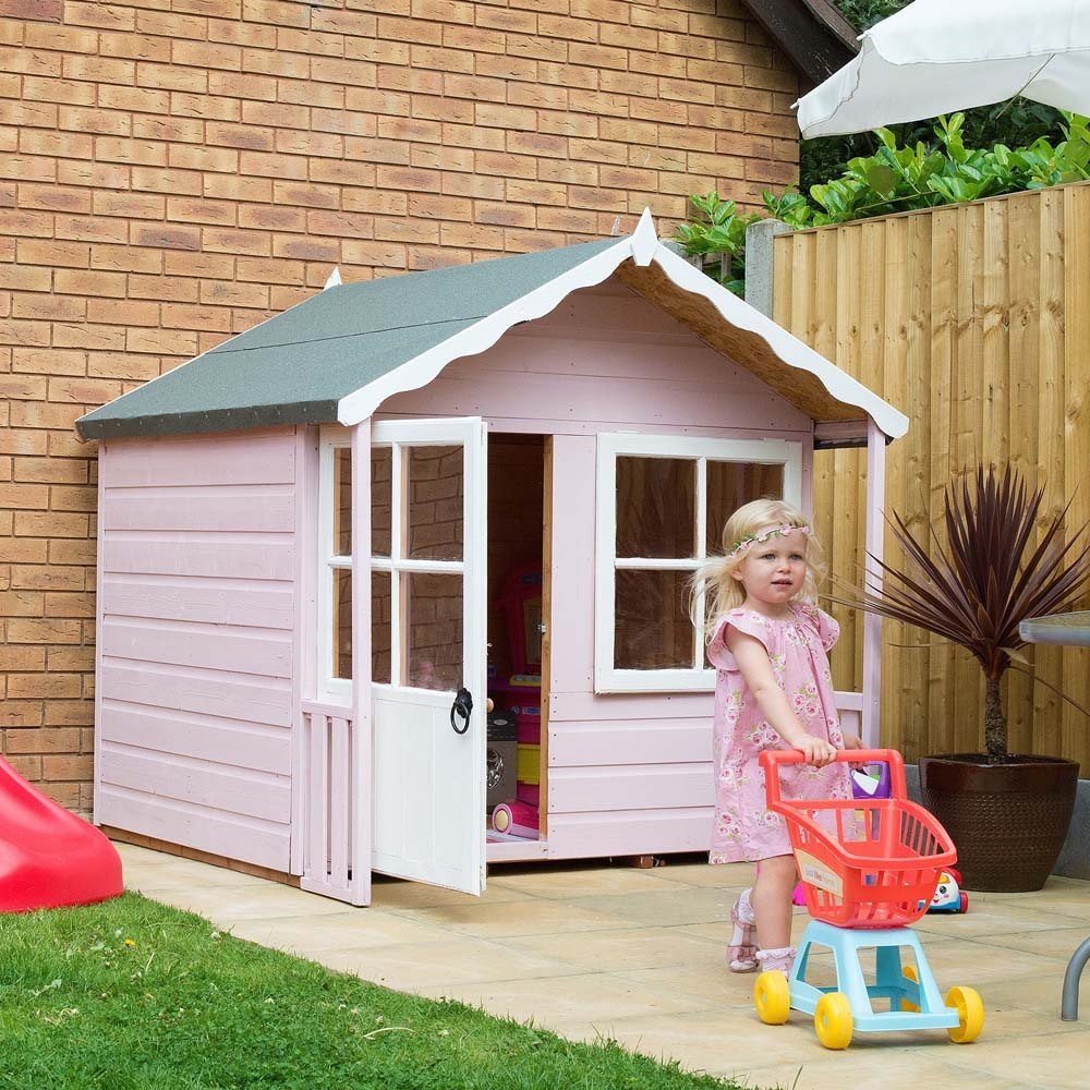 Shire Kitty Playhouse 5 x 5 (1.49m x 1.50m) - elbec garden buildings