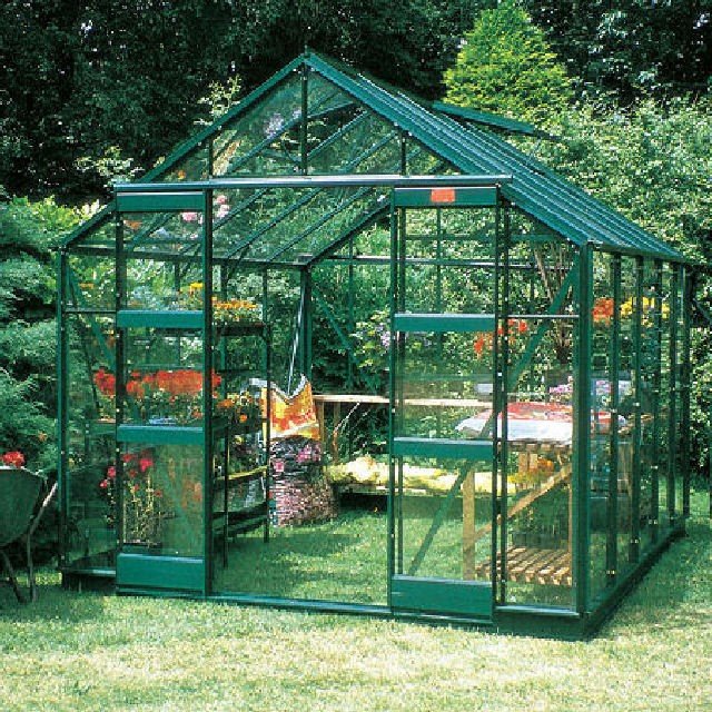 Elite Belmont Colour Powder Coated Greenhouse Package 8ft Wide - elbec ...