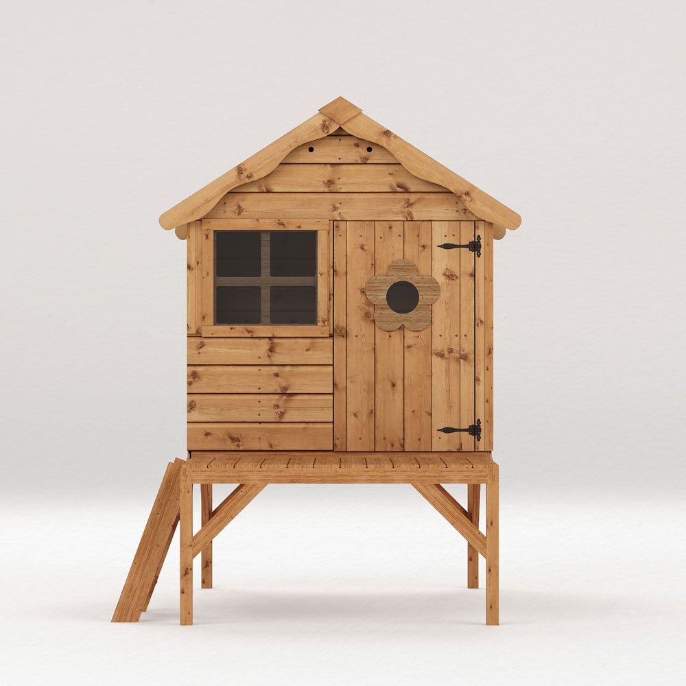 Mercia Snug Playhouse with Tower - elbec garden buildings