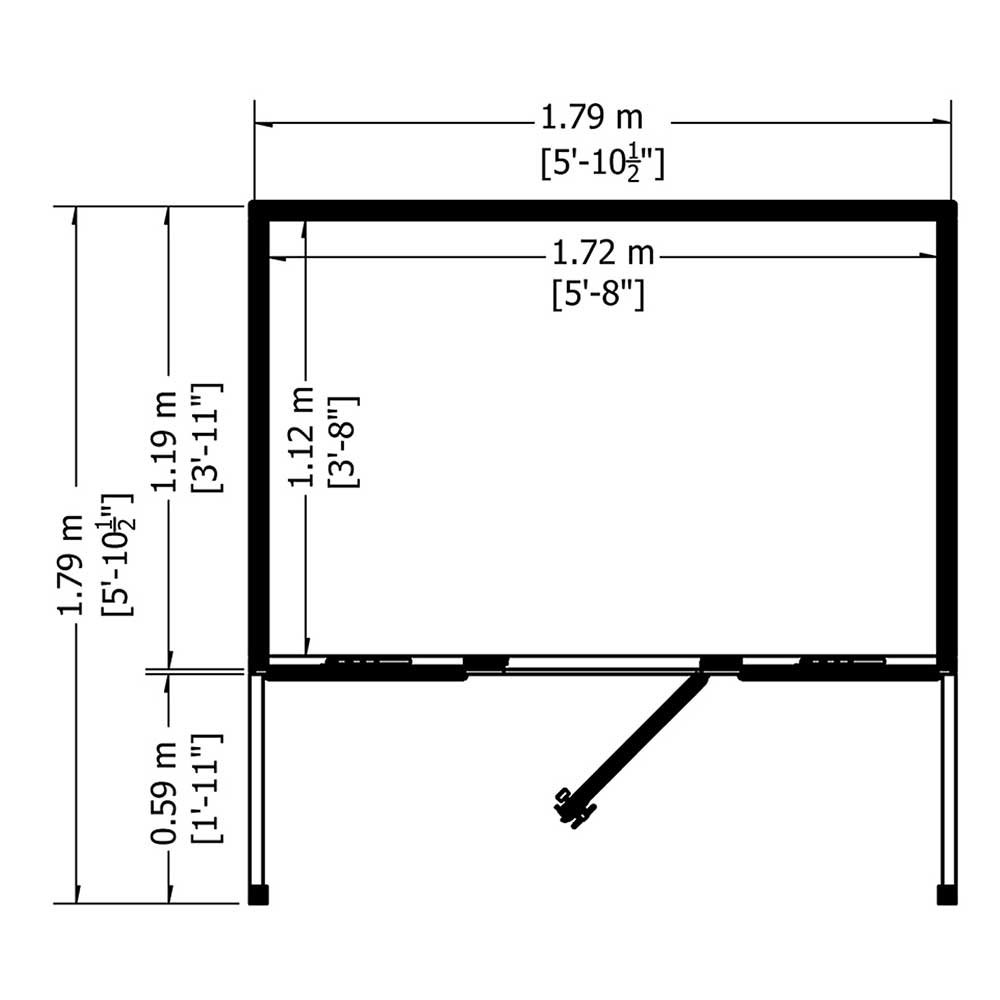 Shire Stork Wooden Playhouse - elbec garden buildings