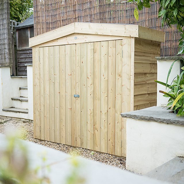 6 x 3 Forest Apex Large Outdoor Store - Pressure Treated - elbec garden ...