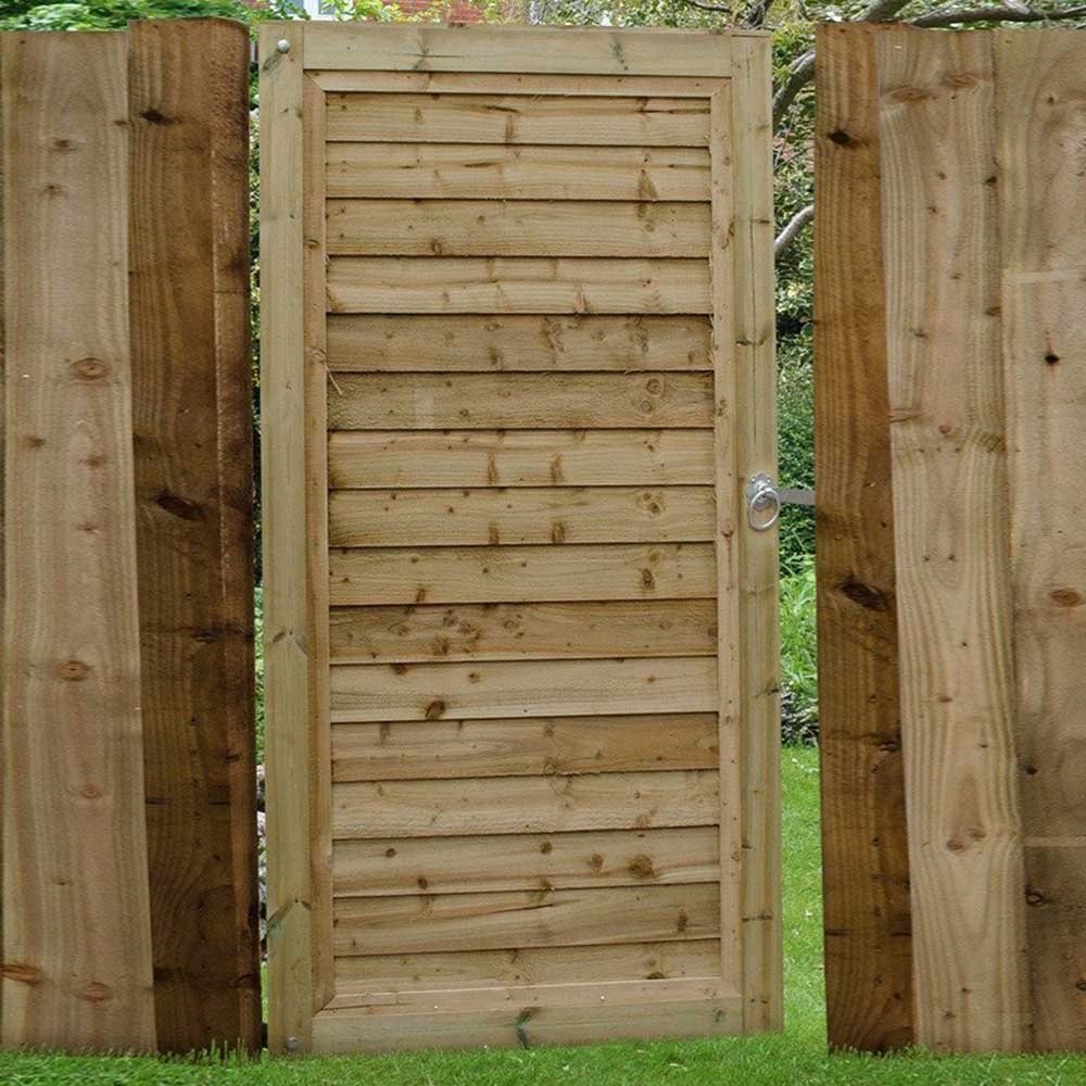 6ft High (1800mm) Forest Square Lap Gate - elbec garden buildings