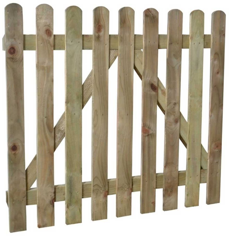 3ft High (900mm) Forest Heavy Duty Pale Gate - Pressure Treated - elbec ...