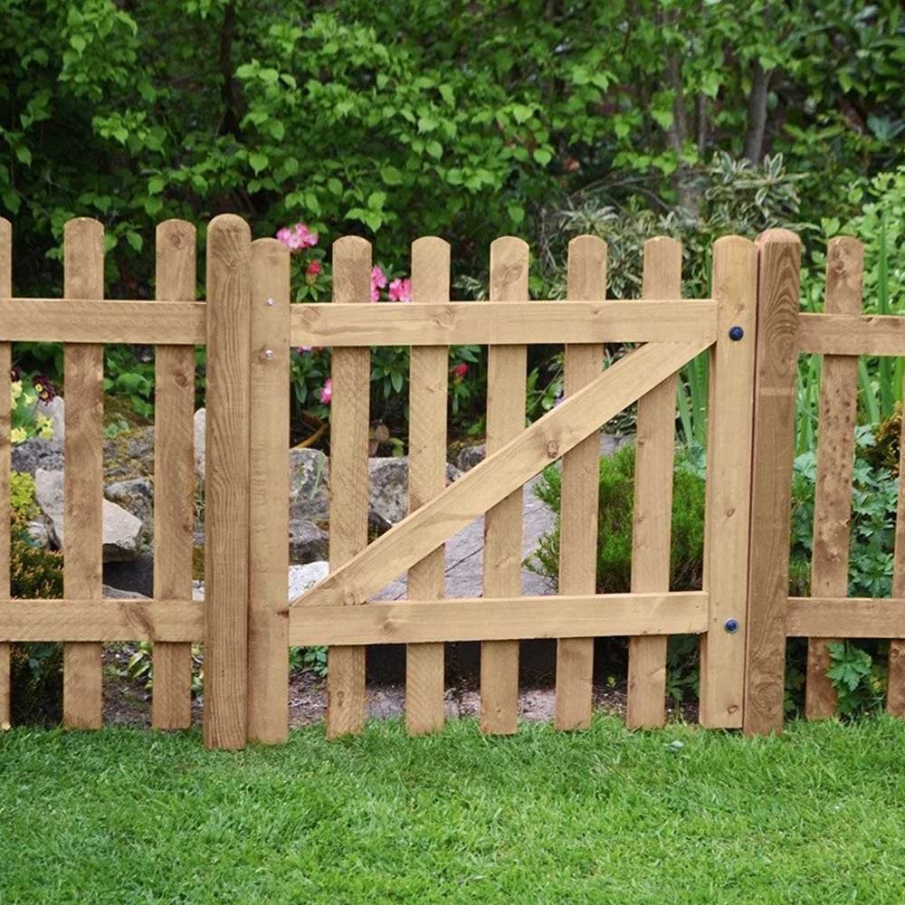 3ft High (900mm) Forest Ultima Pale Gate - elbec garden buildings