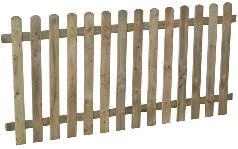 3ft High (900mm) Forest Heavy Duty Pale Fence Panel - Pressure Treated ...