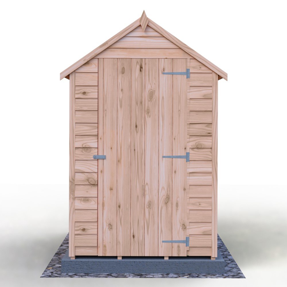 6 x 4 Shire Value Overlap Shed - Windowless - elbec garden buildings