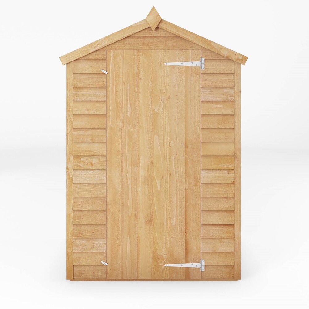 4x3 Mercia Overlap Apex Wooden Garden Shed - elbec garden buildings
