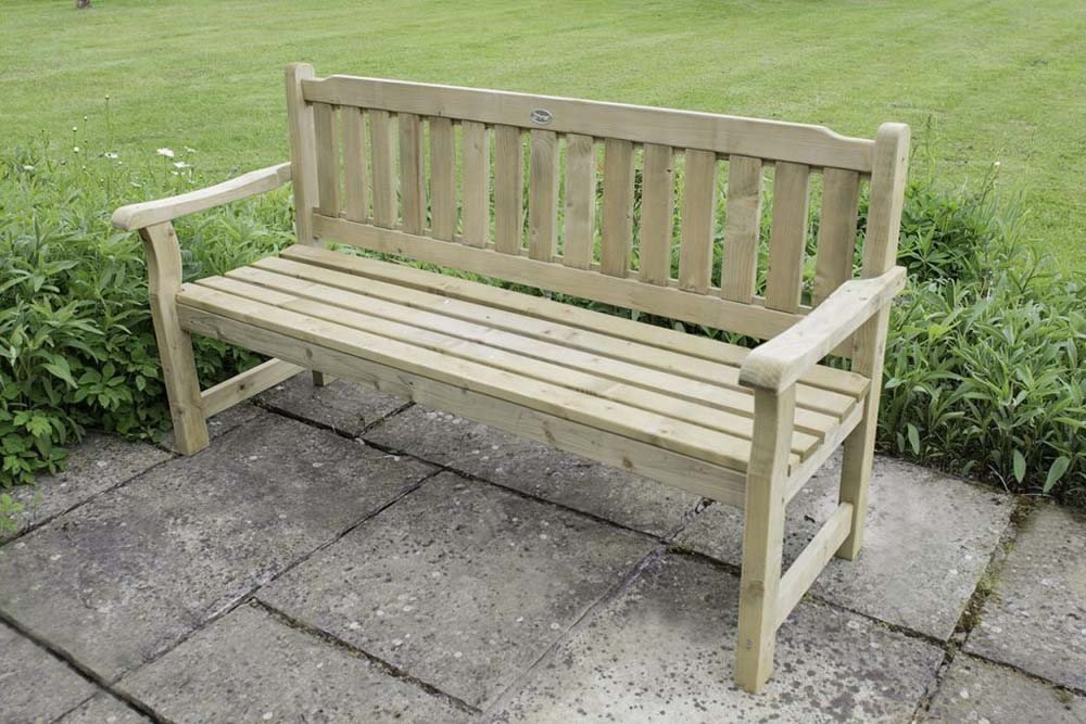 Forest Rosedene 5ft Bench - elbec garden buildings