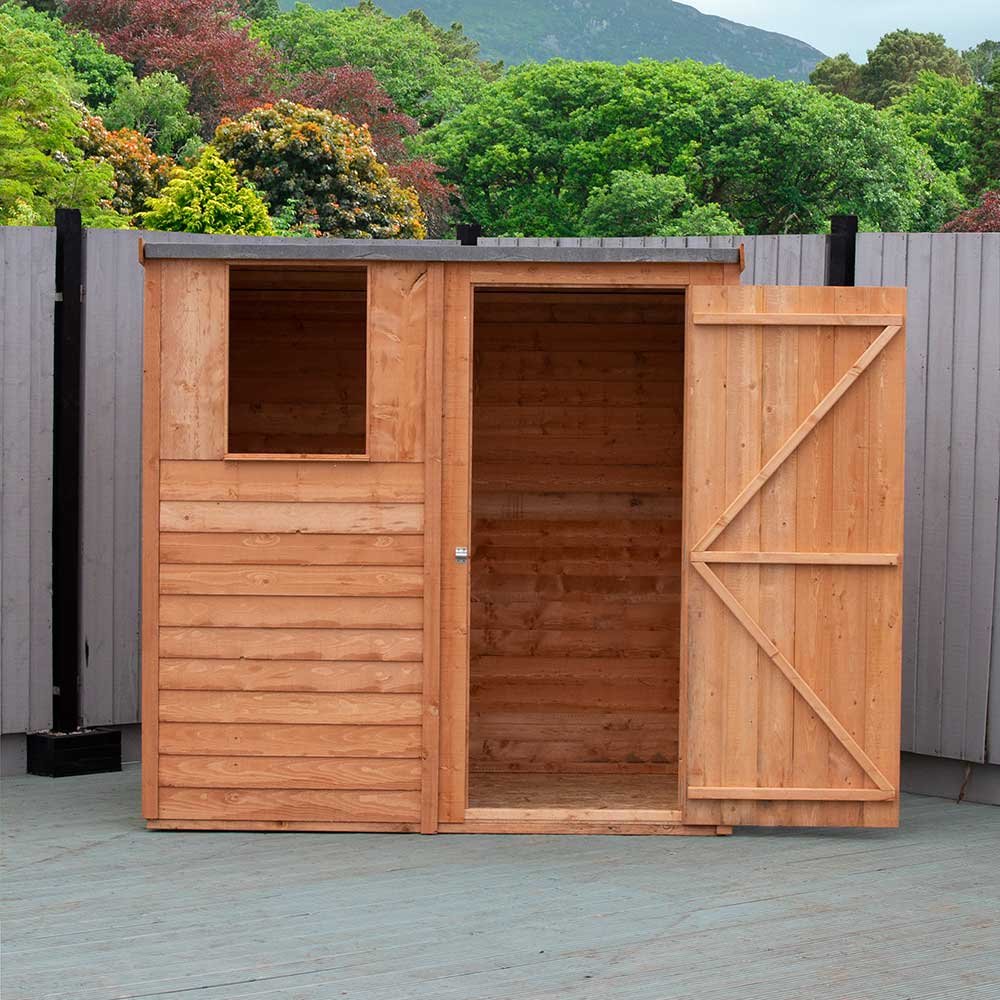 6 x 4 Shire Overlap Pent Shed - elbec garden buildings