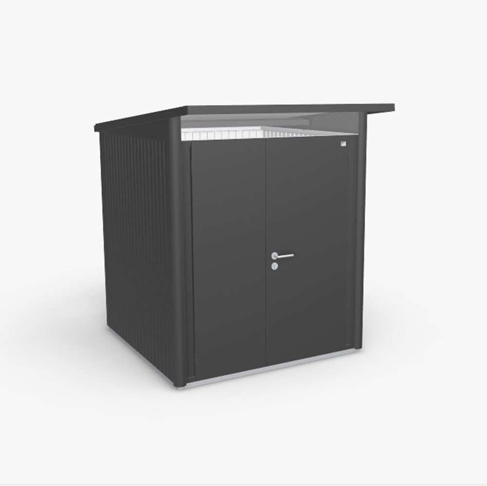 6 x 7 Biohort AvantGarde A1 Metal Shed - Double Door - elbec garden ...