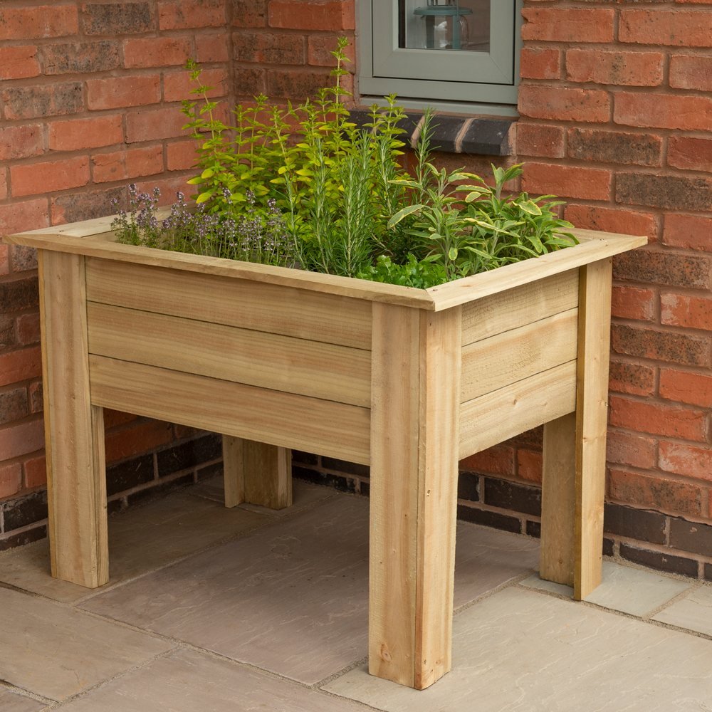 3 x 2 (1m x 0.7m) Forest Kitchen Garden Planter - Pressure Treated ...