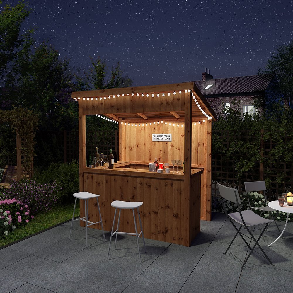 6 x 4 Mercia Garden Bar - Pressure Treated - elbec garden buildings