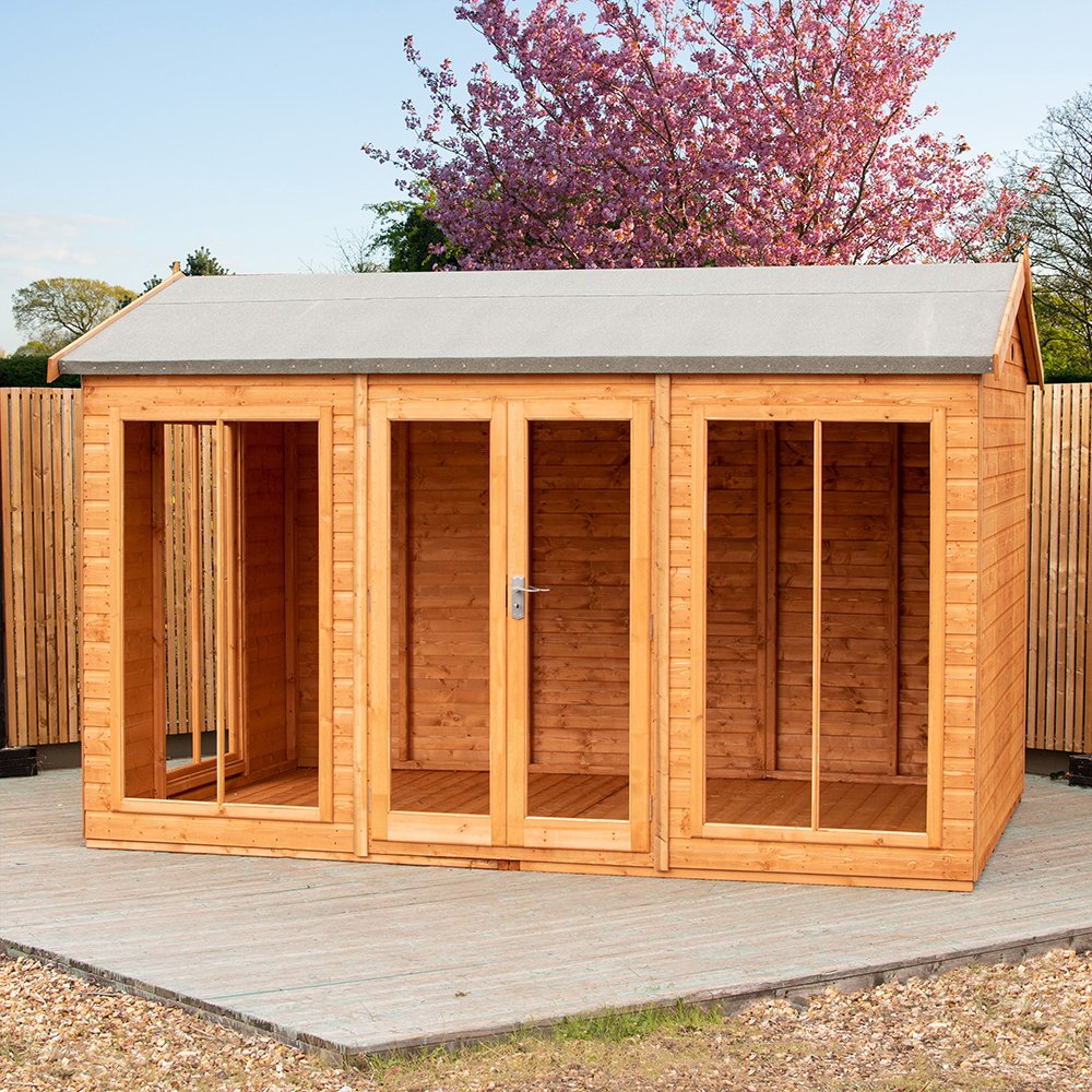 12 x 8 Shire Mayfield Summerhouse - elbec garden buildings