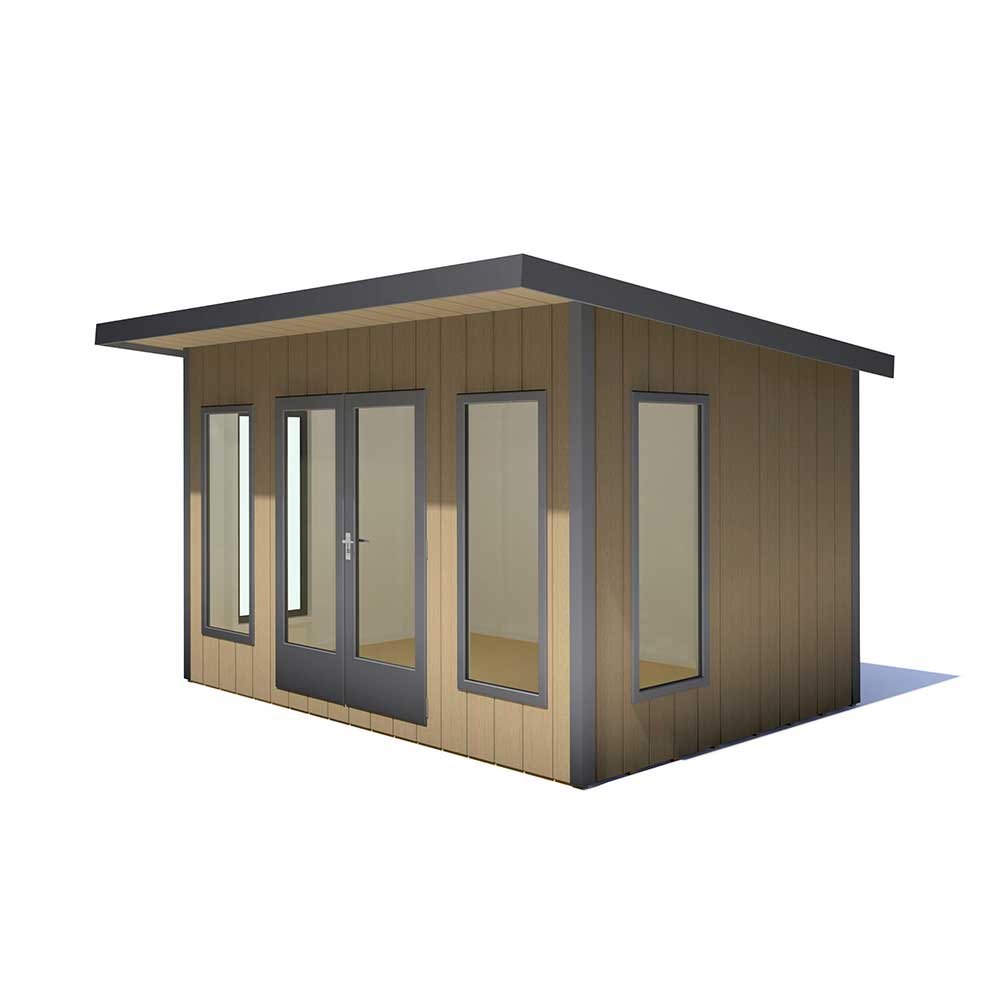 Shire 12 x 8 Cali Pent Garden Office - elbec garden buildings