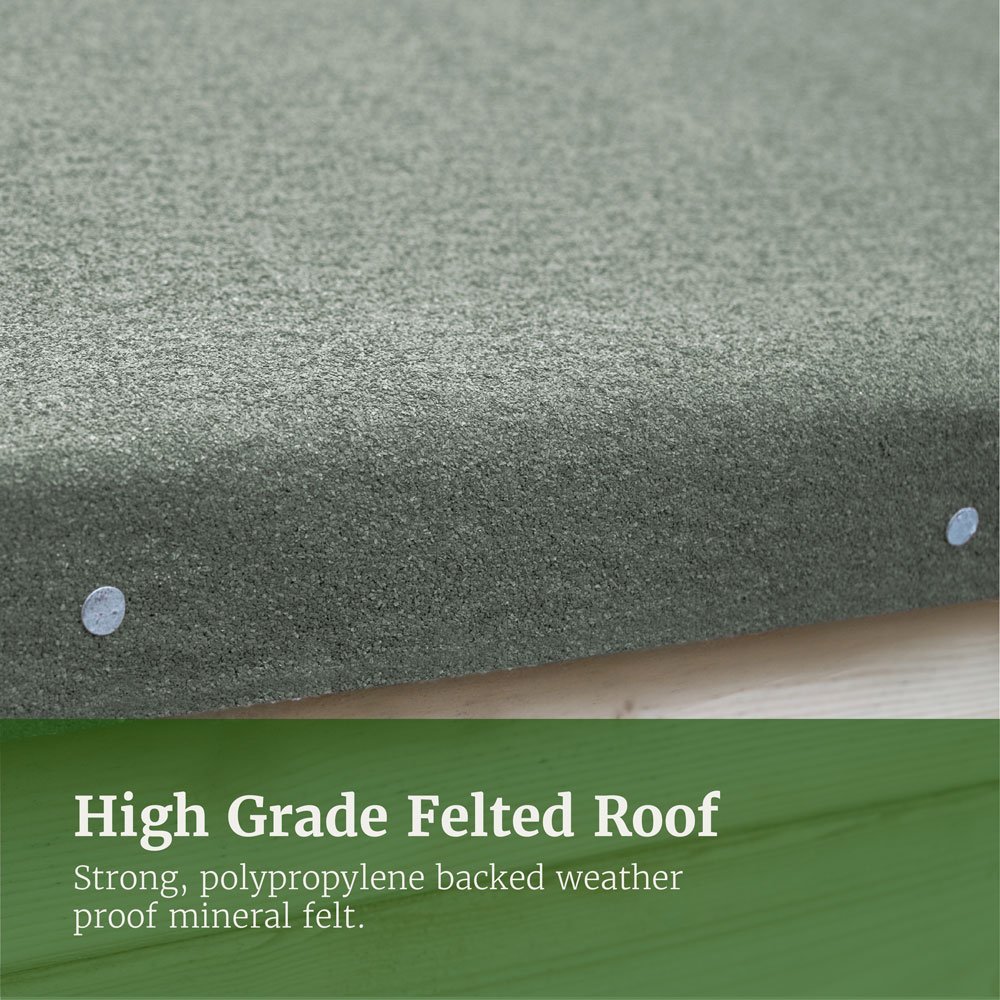 10x6 Timberdale Pressure Treated Shed - elbec garden buildings