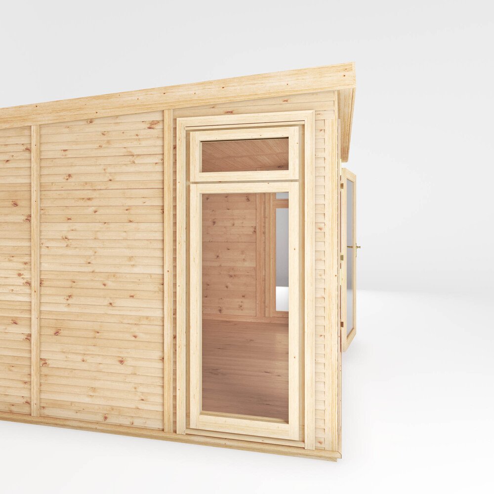 3m x 3m Self Build Insulated Garden Room - elbec garden buildings