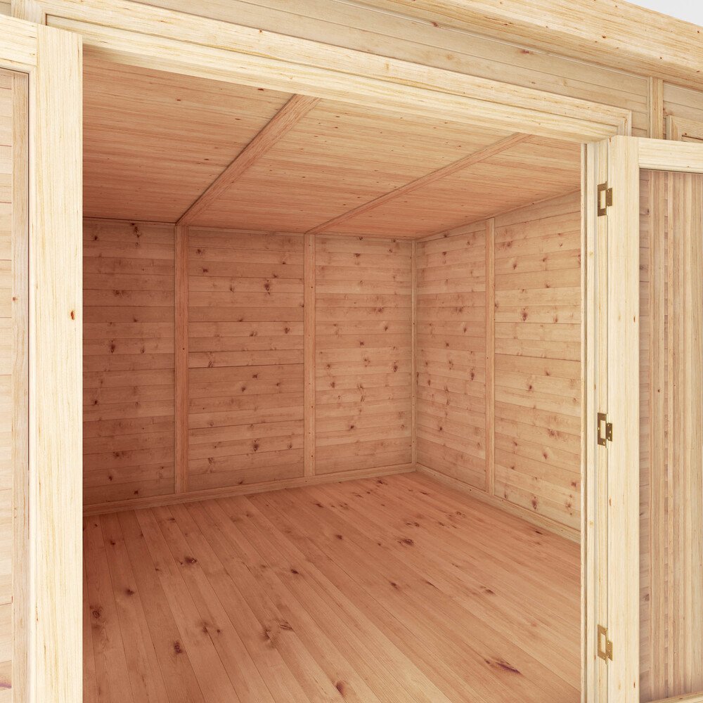 3m x 3m Self Build Insulated Garden Room - elbec garden buildings