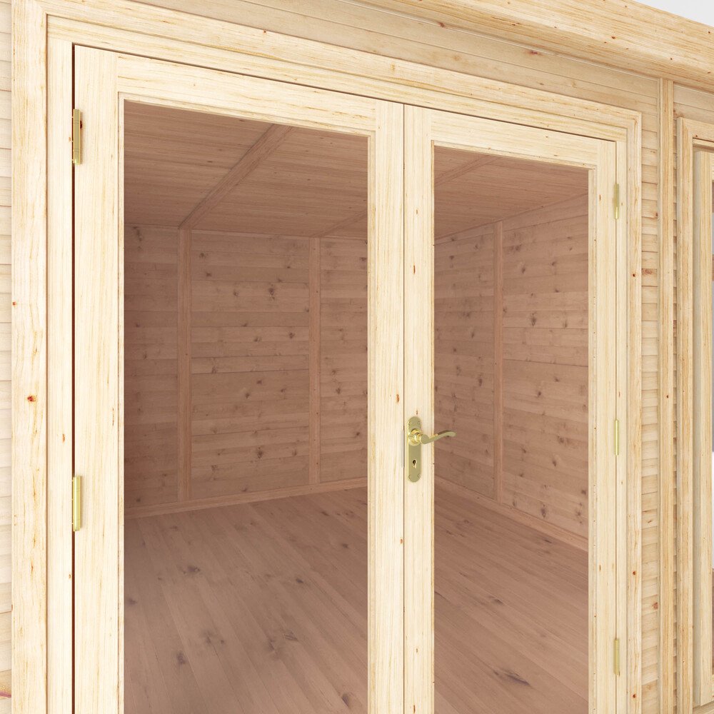 3m x 3m Self Build Insulated Garden Room - elbec garden buildings