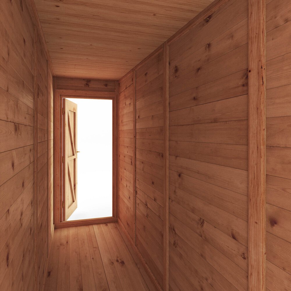 5mx4m Insulated Garden Room + Side Shed - elbec garden buildings