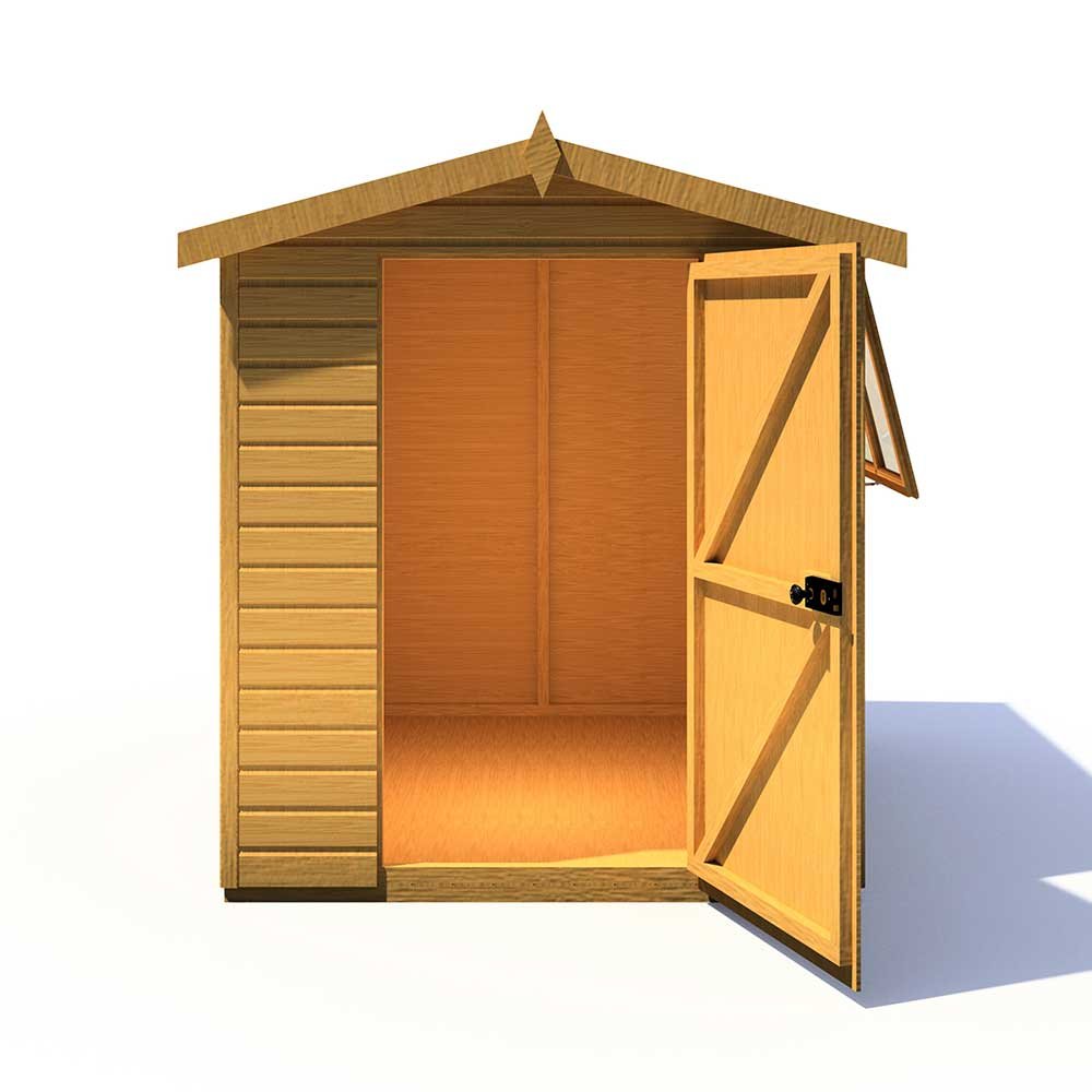 8 x 6 Shire Atlas Professional Apex Shed - elbec garden buildings