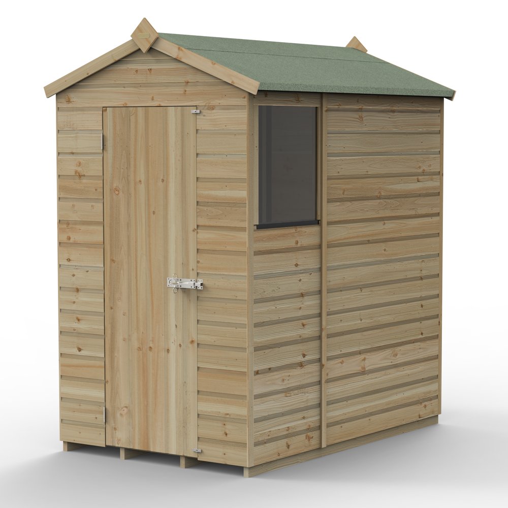 Forest Beckwood 6x4 Apex Shed - elbec garden buildings