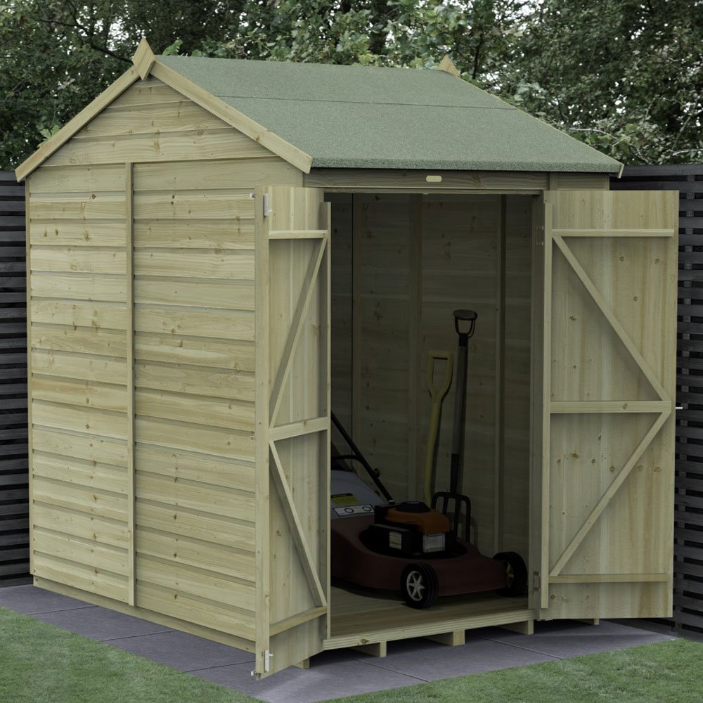 7x5 Forest Beckwood Reverse Apex Shed - elbec garden buildings