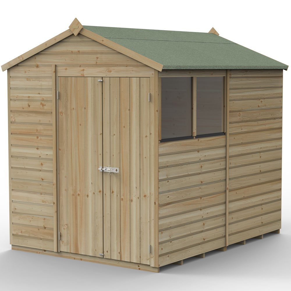 Forest Beckwood 6x8 Apex Shed - elbec garden buildings