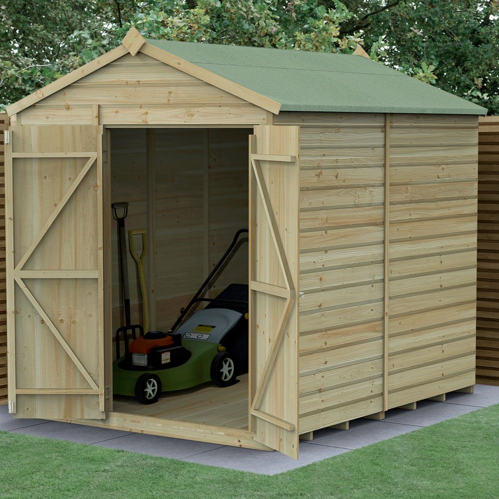Forest 8x6 Apex Shed Windowless - elbec garden buildings