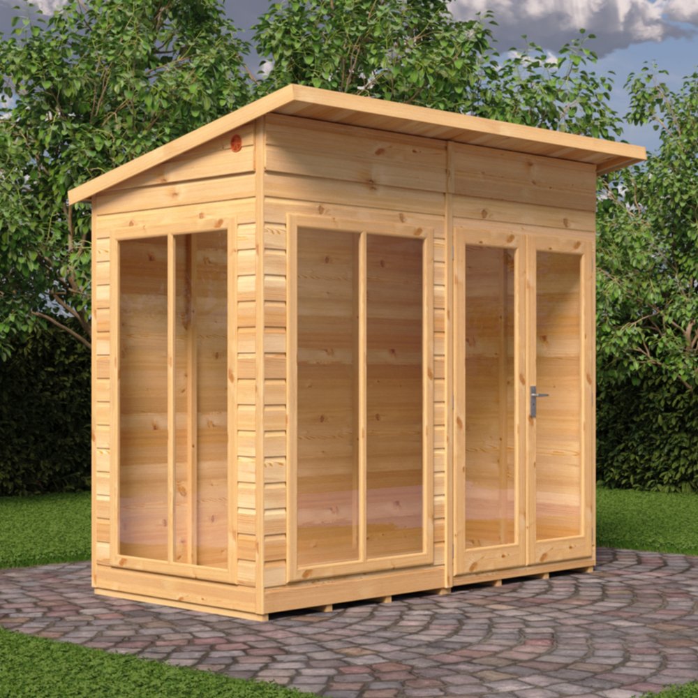 8x4 Shire Lela Summerhouse - elbec garden buildings