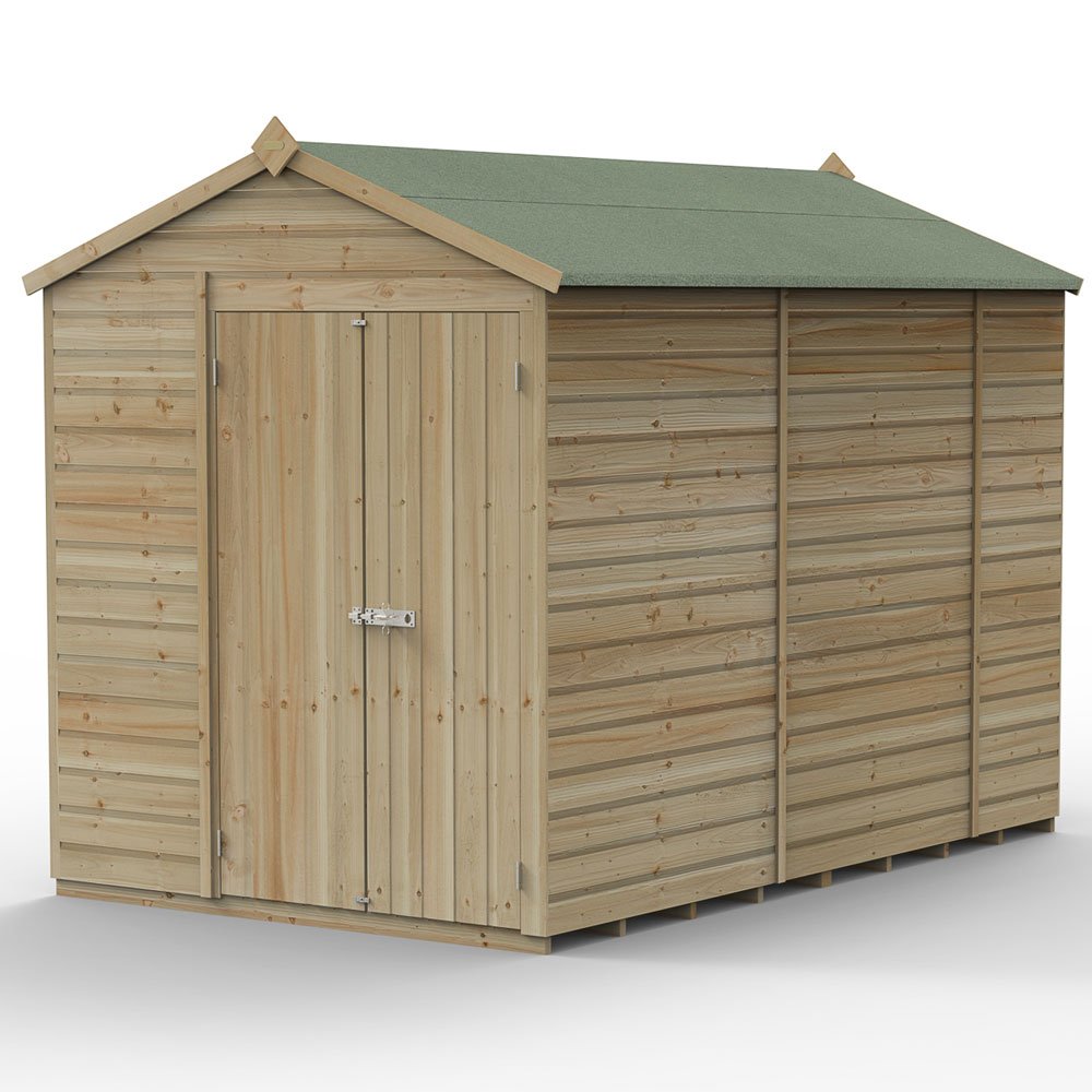Forest 10x6 Apex Shed Windowless - elbec garden buildings