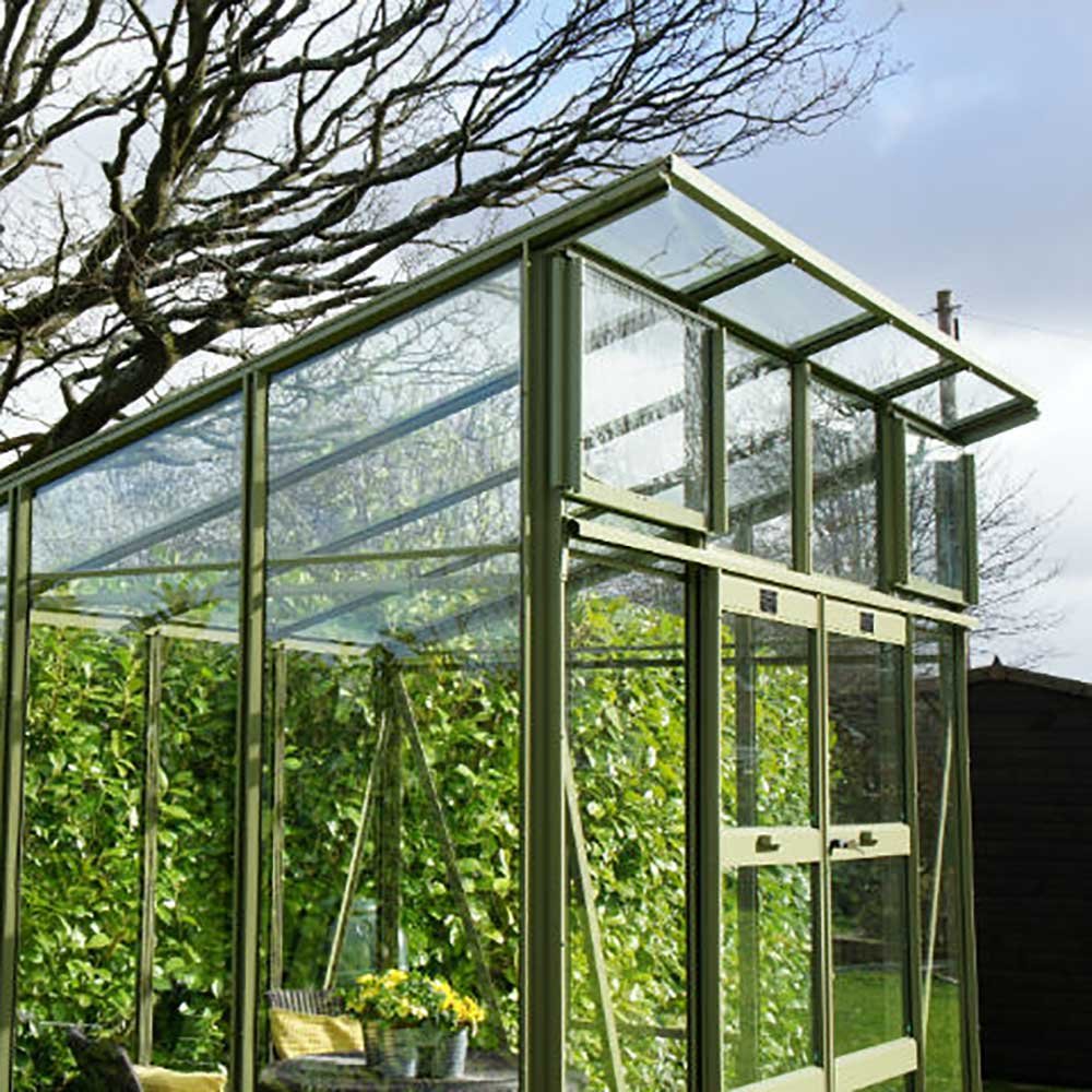 Elite Edge 8” x 8’ Aluminium Greenhouse 800 - elbec garden buildings