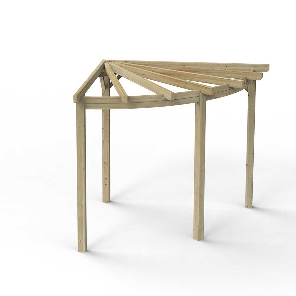 Forest Premium Radial Pergola - elbec garden buildings