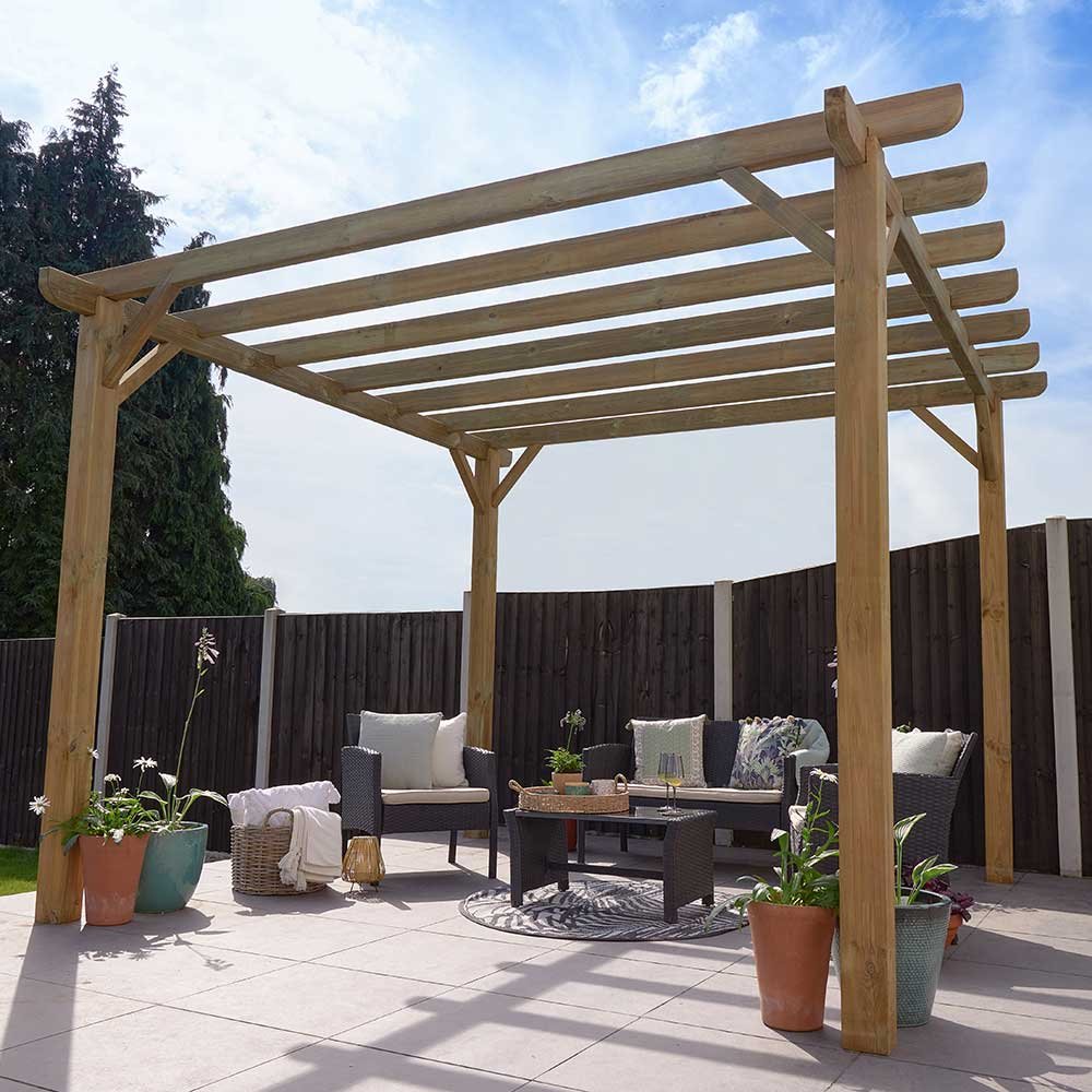 Forest Ultima Premium Pergola 3.6m - elbec garden buildings