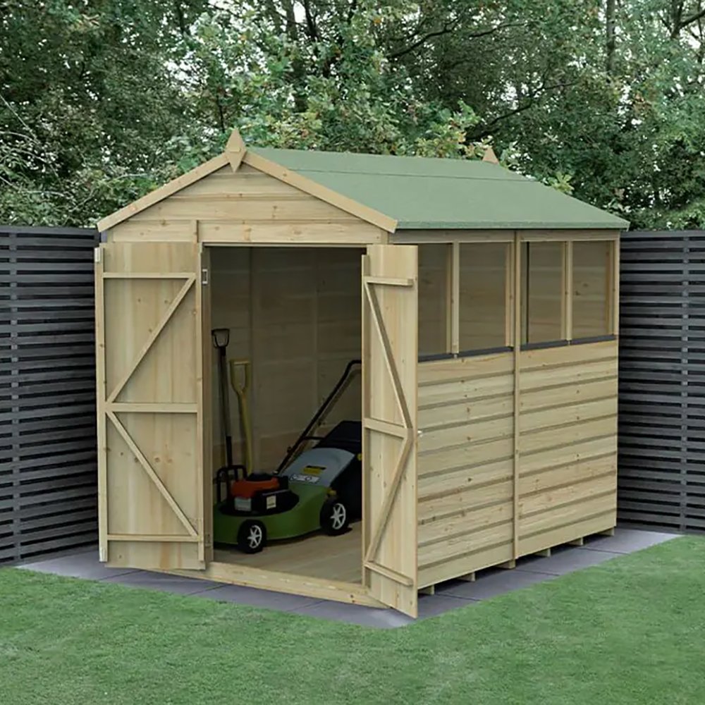 Forest Beckwood 8x6 Apex Shed - elbec garden buildings