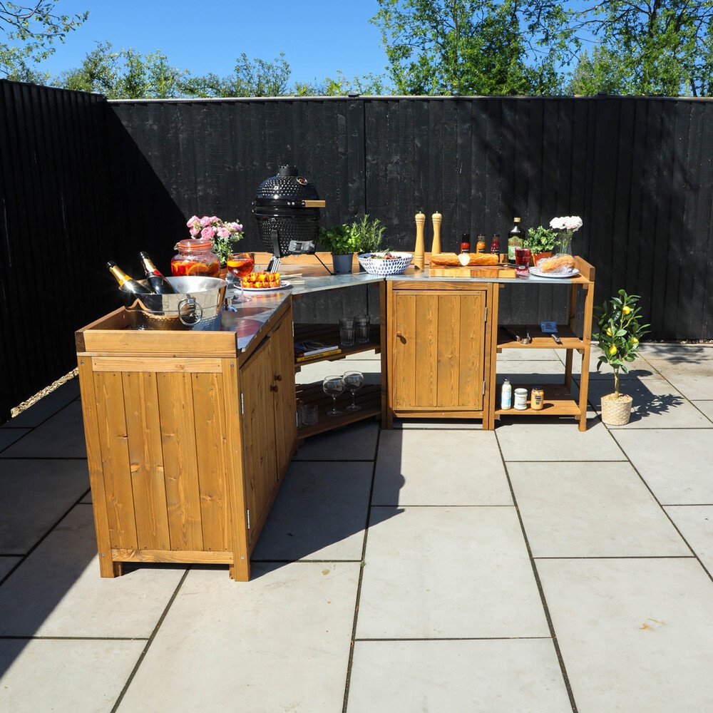 Mercia Trent Compact Outdoor Kitchen - elbec garden buildings