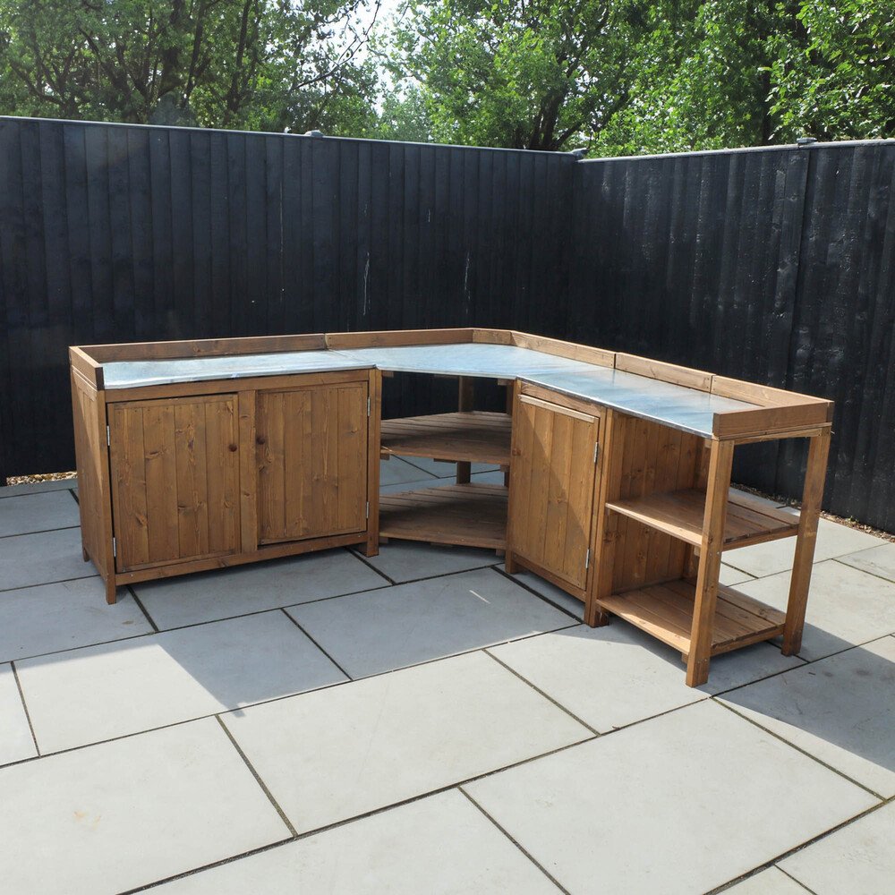 Mercia Trent Compact Outdoor Kitchen - elbec garden buildings