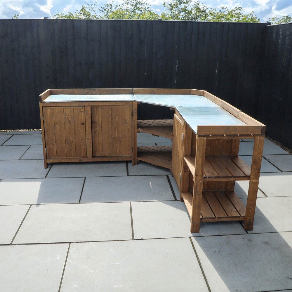 Mercia Trent Compact Outdoor Kitchen - elbec garden buildings
