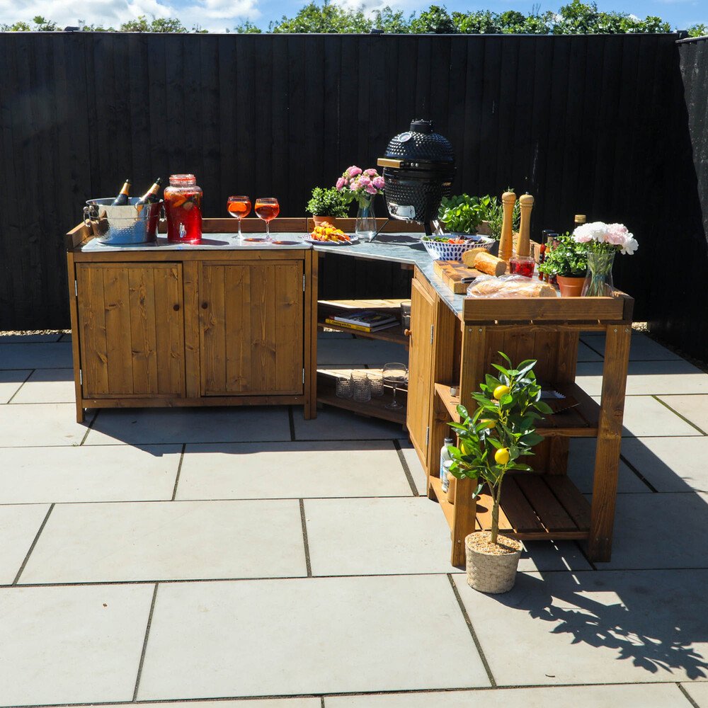 Mercia Trent Compact Outdoor Kitchen - elbec garden buildings