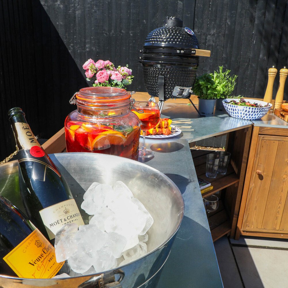 Mercia Trent Compact Outdoor Kitchen - elbec garden buildings