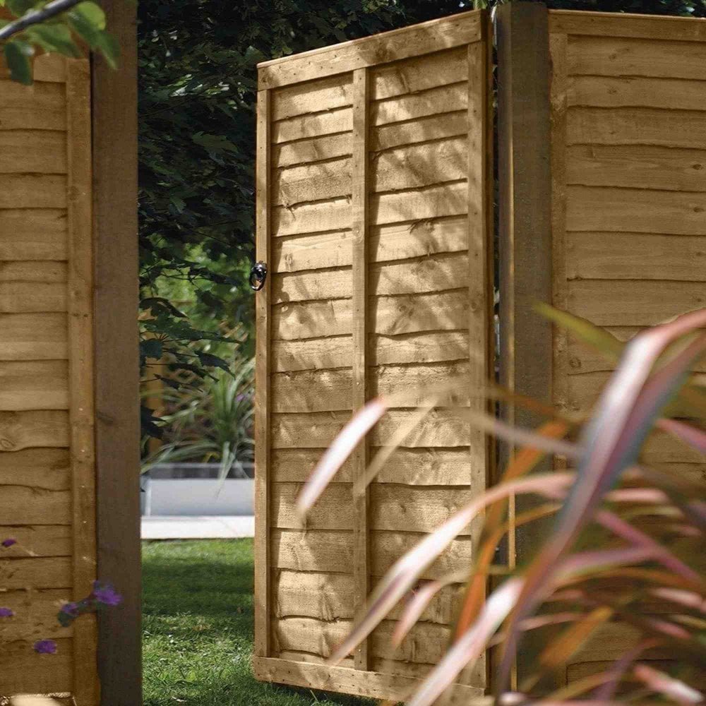 6ft High (1830mm) Rowlinson Traditional Square Lap Gate - Pressure ...