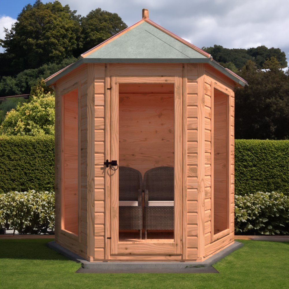 7x6 Shire Kendall Summerhouse - elbec garden buildings