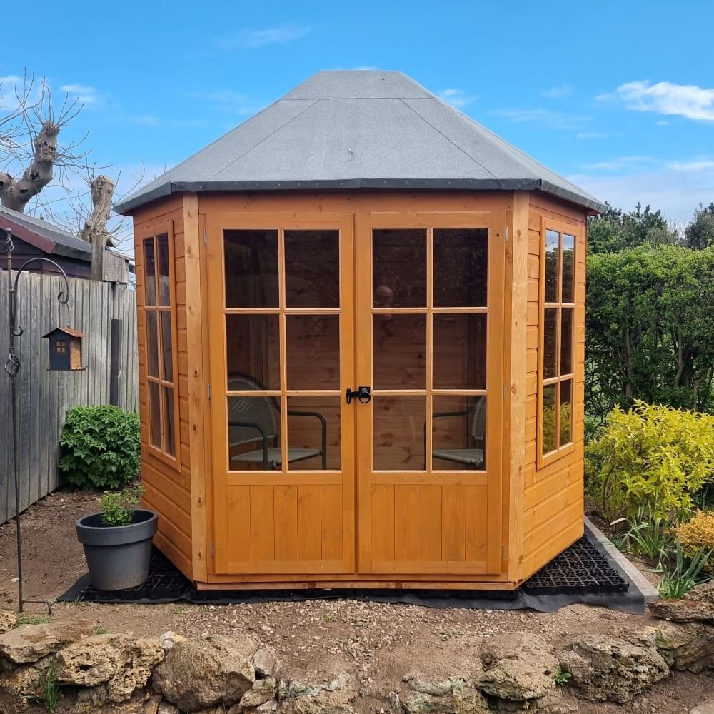 8 x 6 Shire Windermere Summerhouse - elbec garden buildings