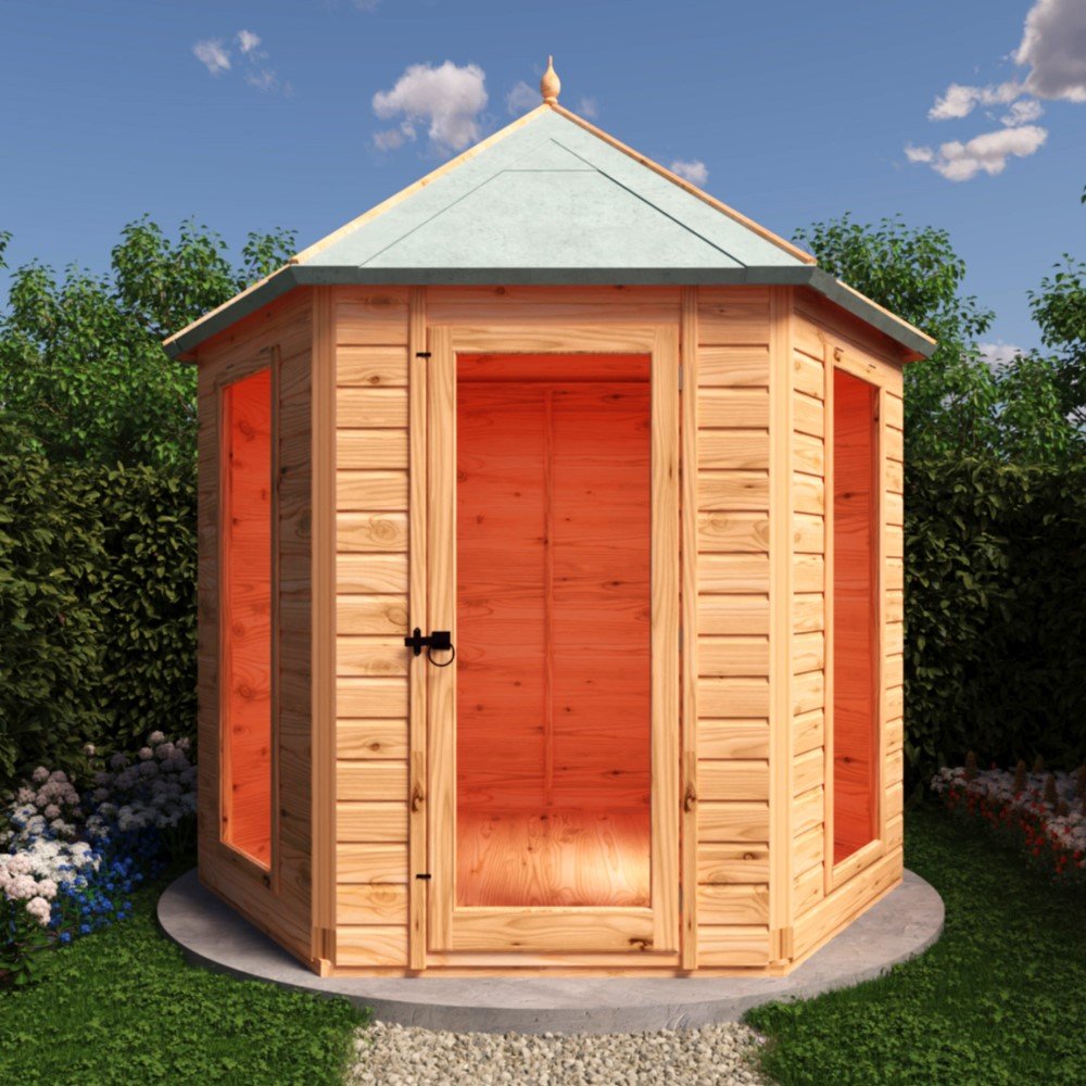 8x7 Shire Welburn Summerhouse - elbec garden buildings