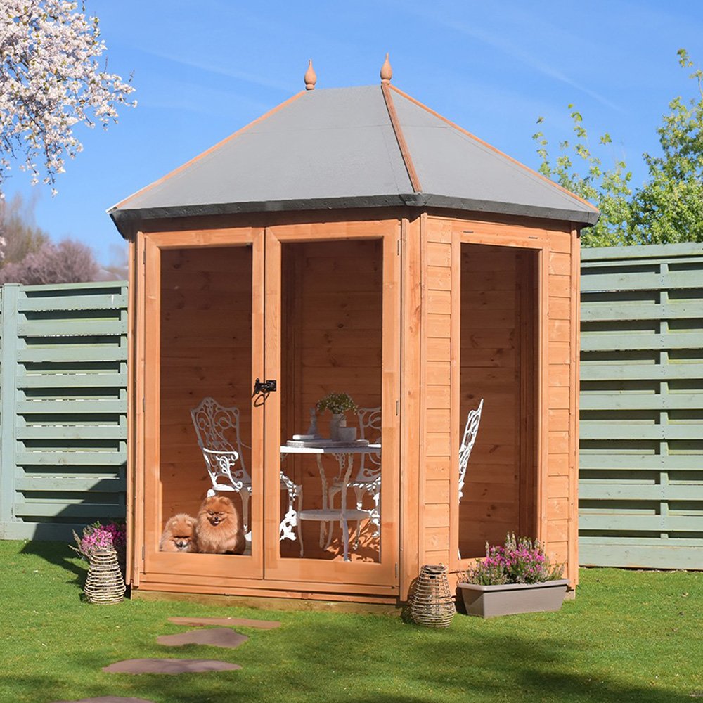 8x6 Shire Buttermere Summerhouse - elbec garden buildings